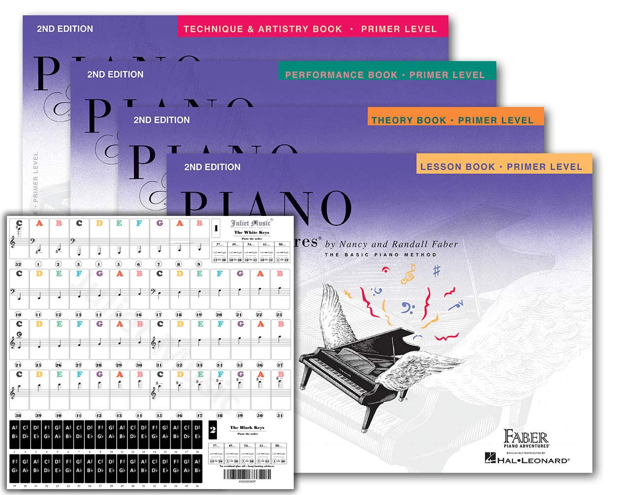 Piano Adventures Primer Level 2nd Edition Bundle Set By Nancy Faber