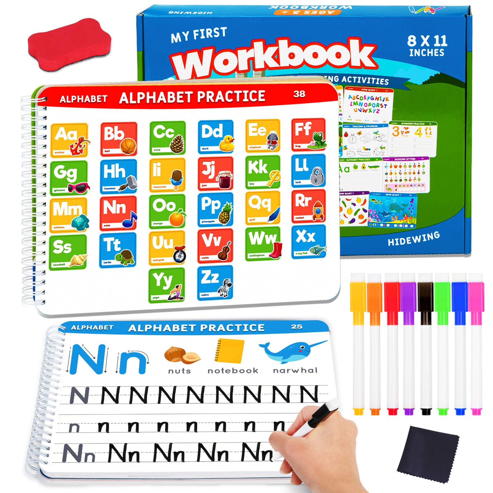 Preschool Learning Activities Educational Workbook: Preschool Handwrit