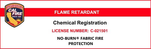 No-Burn Fabric Fire Protection