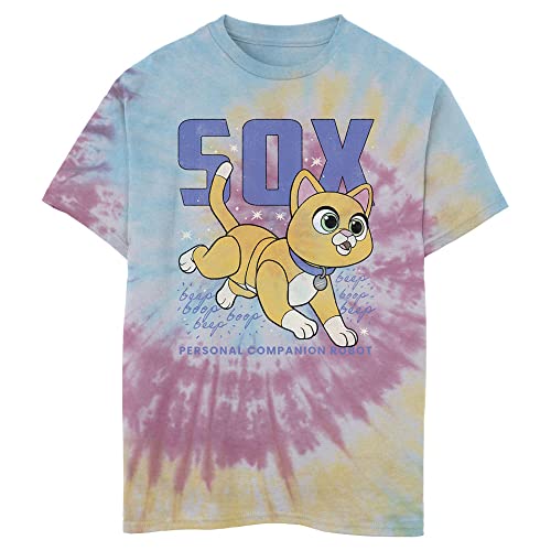 Disney Kids' Pixar Lightyear Sox Sketch Boys Short Sleeve Tee Shirt, B