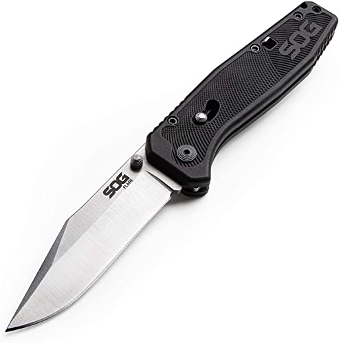 SOG Flare Folding and Pocket Knife Assisted Opening Tech Knife w/ 3.5