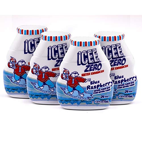 ICEE Zero Calorie Blue Raspberry Liquid Water Enhancer Drink Mix, Natu