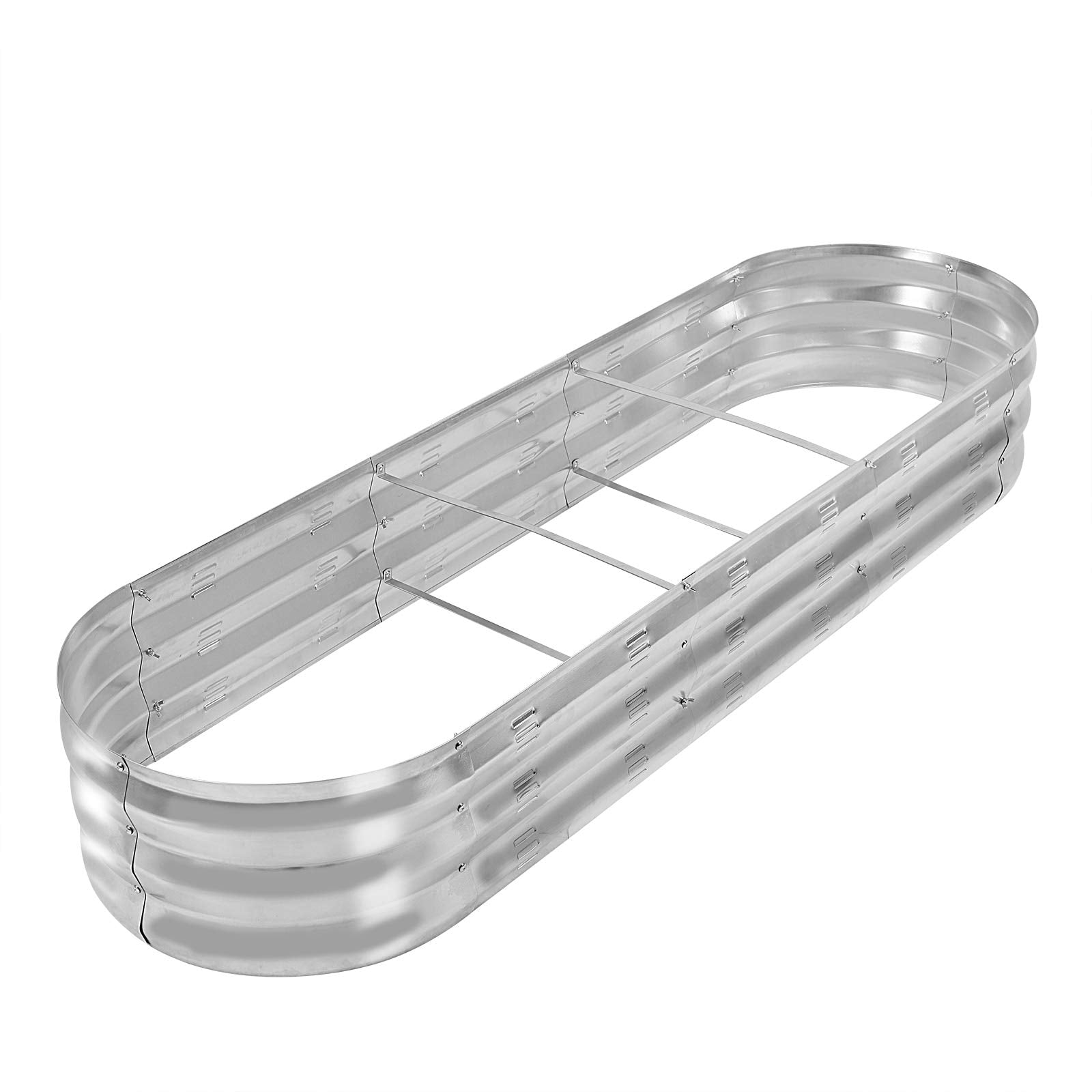 GADI Raised Garden Bed Kit for Vegetables Flower Galvanized Metal Plan