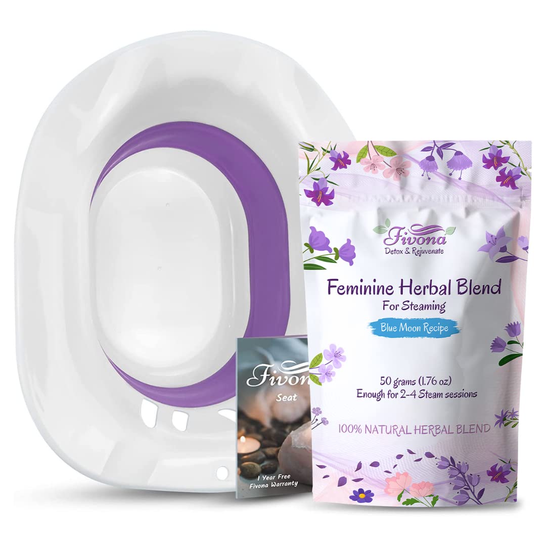 2-in-1 V Steaming Kit Value Bundle - Fivona V Steaming Herbs Blue Moon