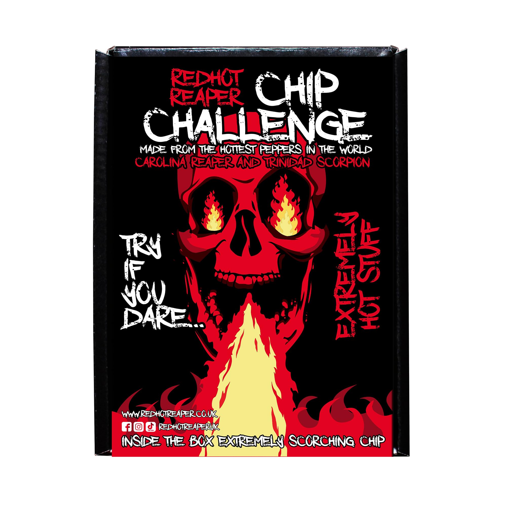 Red Hot Reaper – 1x Chip Challenge Hottest Chip – Carolina Reaper Spic