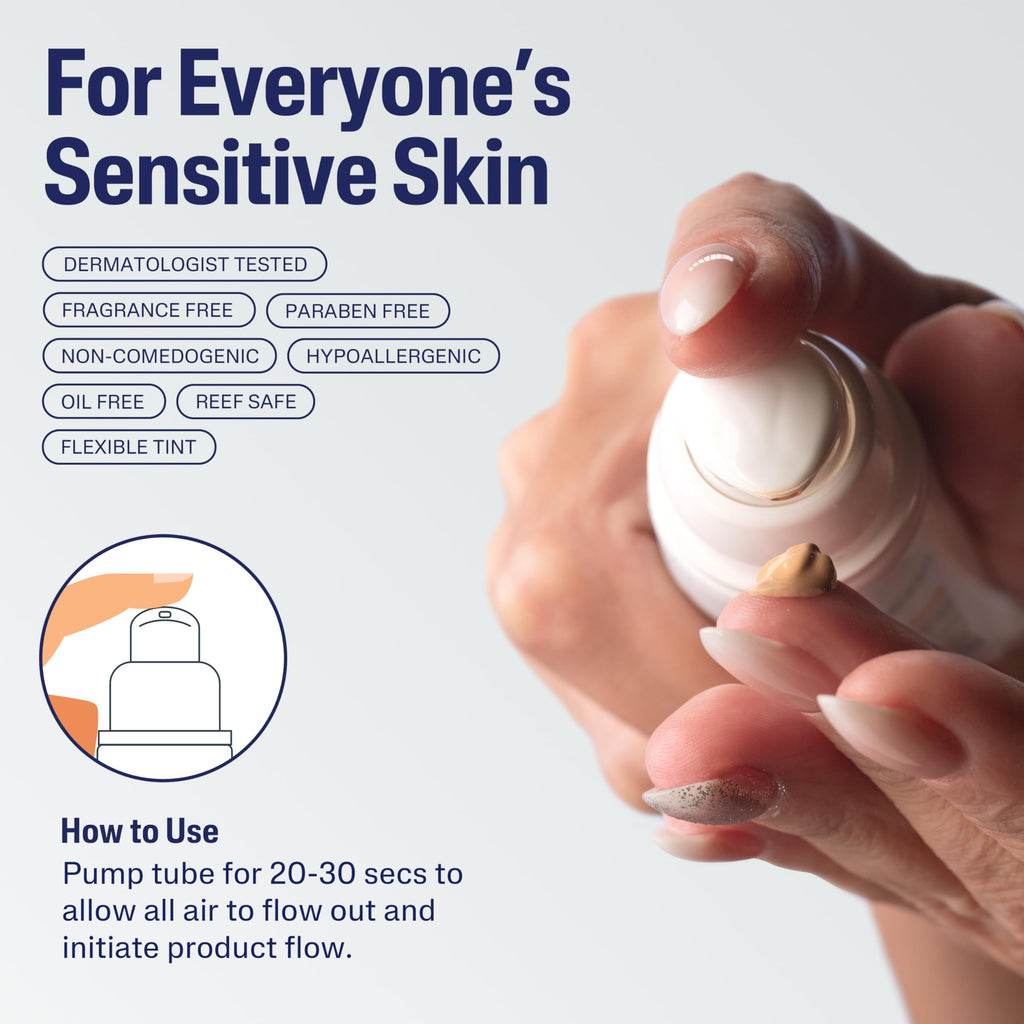 CETAPHIL Everyday Sunscreen Tinted Lotion for Face, 1.7 fl oz, 100% UV