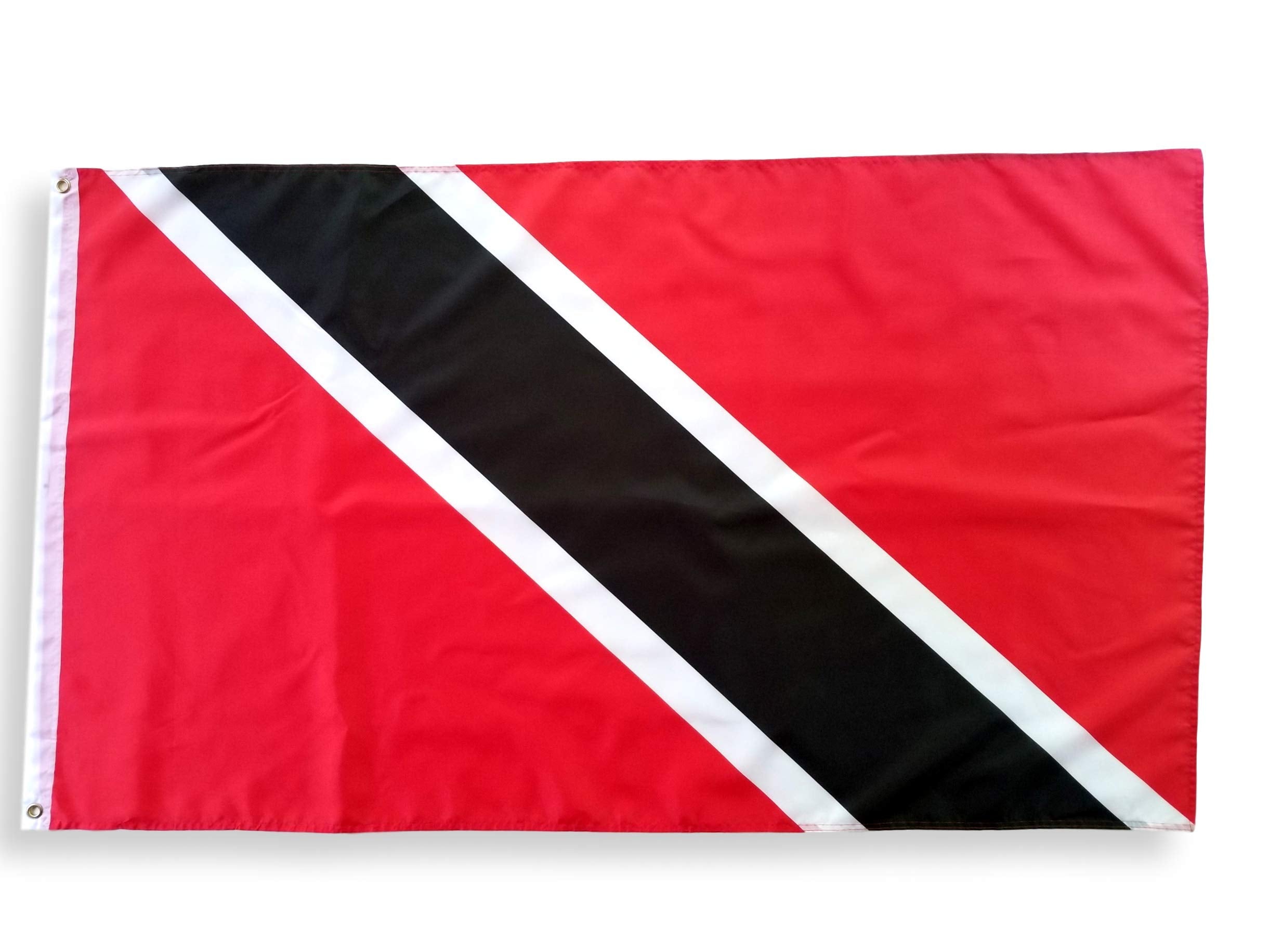 3x5 Trinidad and Tobago Flag with 100% Polyester Fabric, Double Stitch