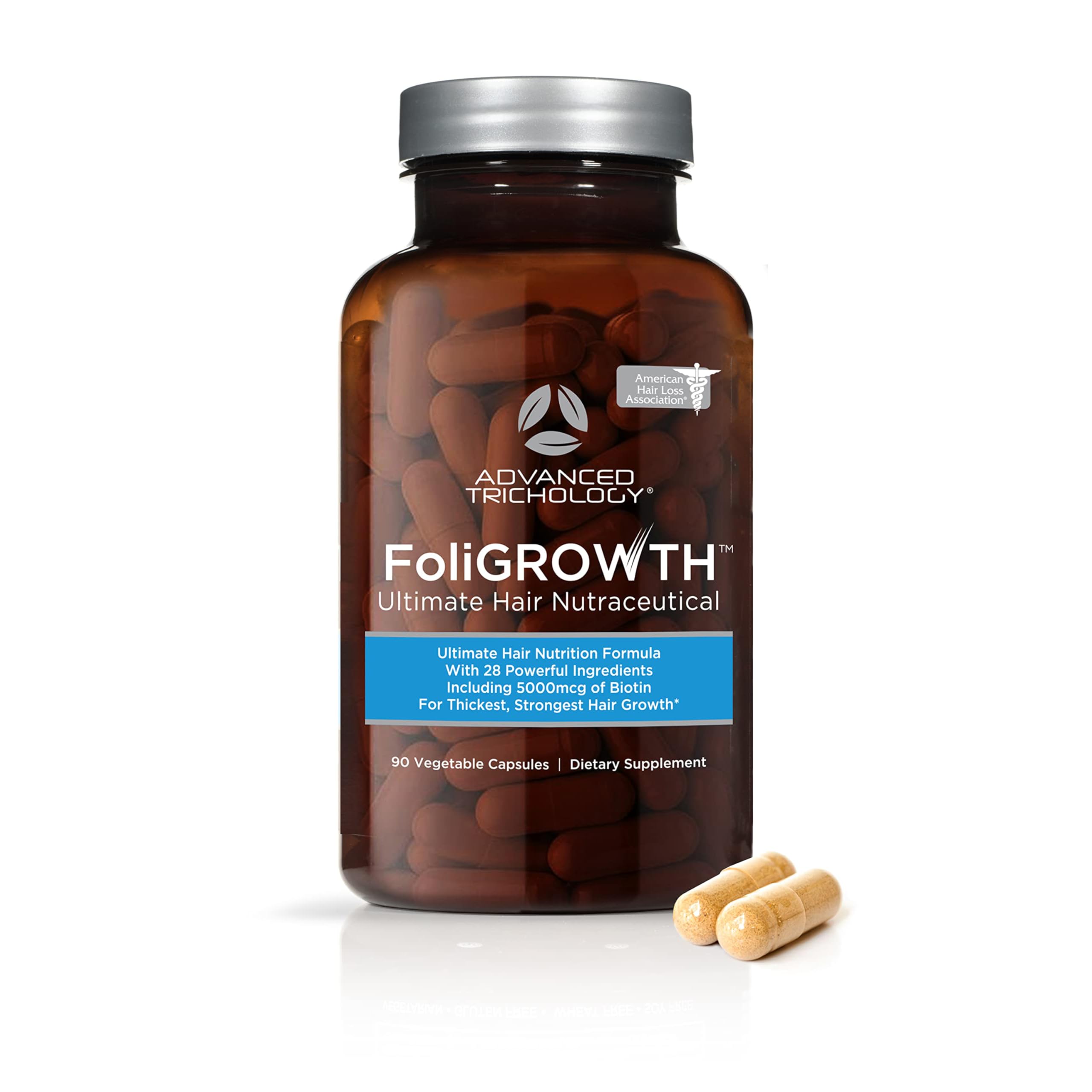 Advanced Trichology FoliGROWTH™ Hair Growth Supplement for Thicker Ful