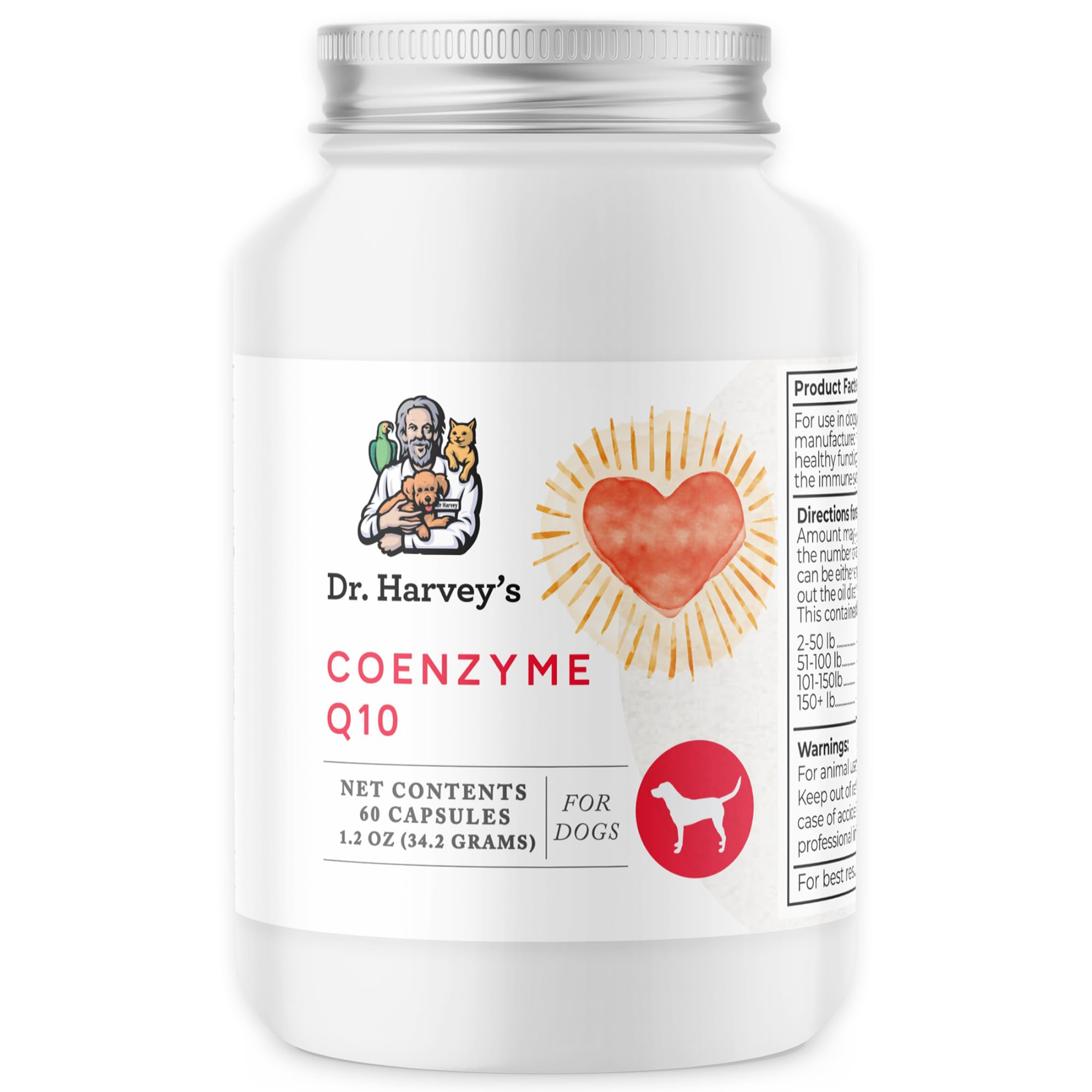 Dr. Harvey's Coenzyme Q10 - Heart & Cardiovascular Support Supplements