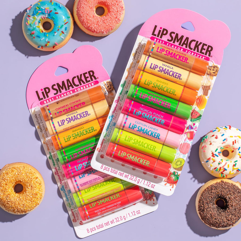 Lip Smacker Original & Best Holiday Flavored Lip Balm Party Pack, Oatm