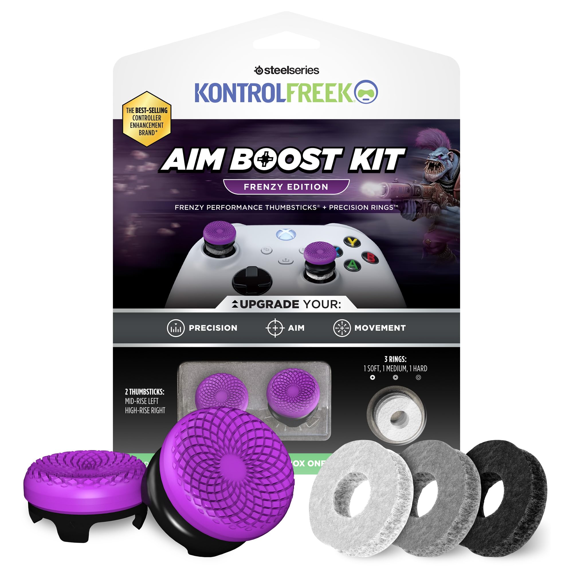 KontrolFreek Aim Boost Kit for Xbox One and Xbox Series X Controller