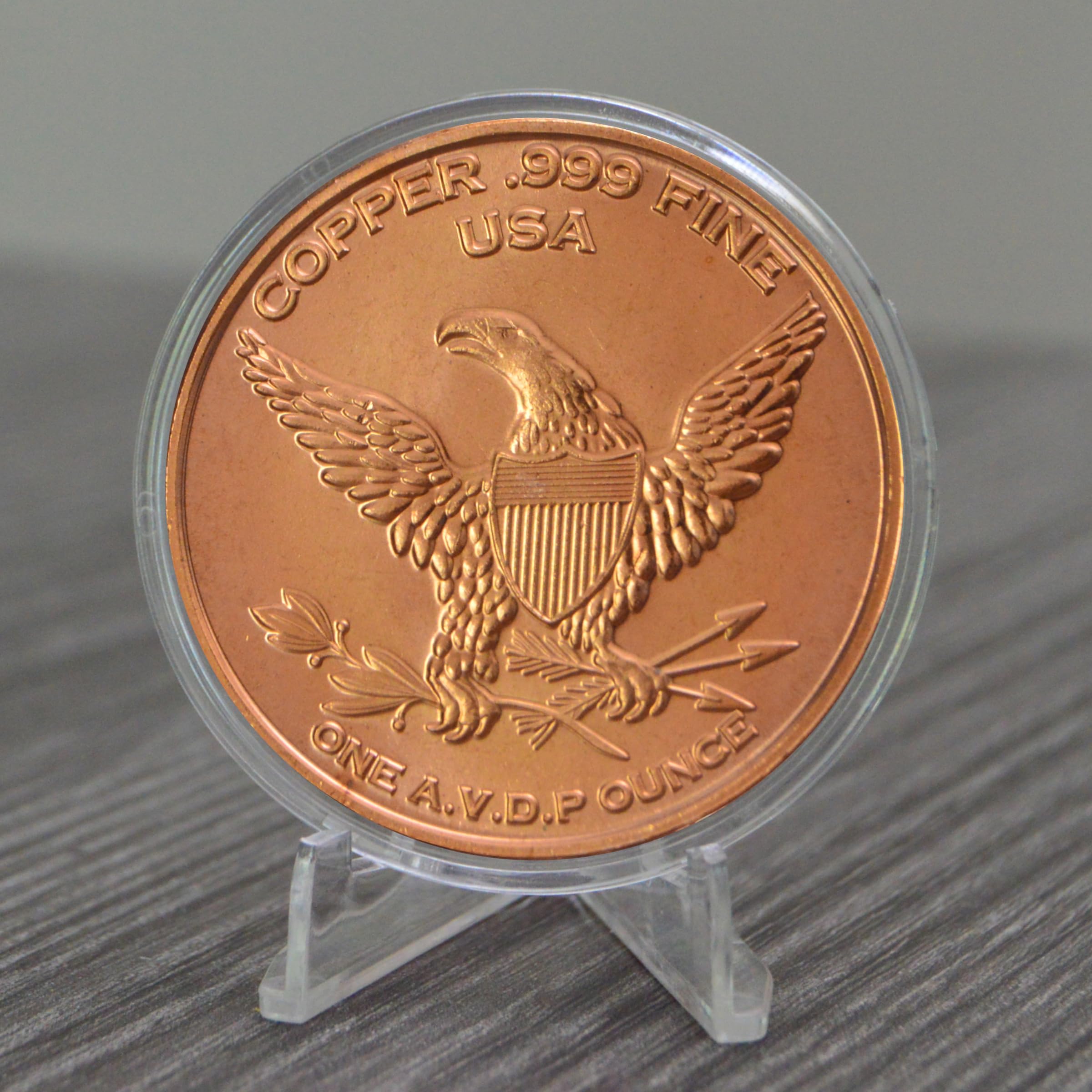 Vietnam Veterans War Helicopter 1 oz Pure .999 Copper Round Challenge