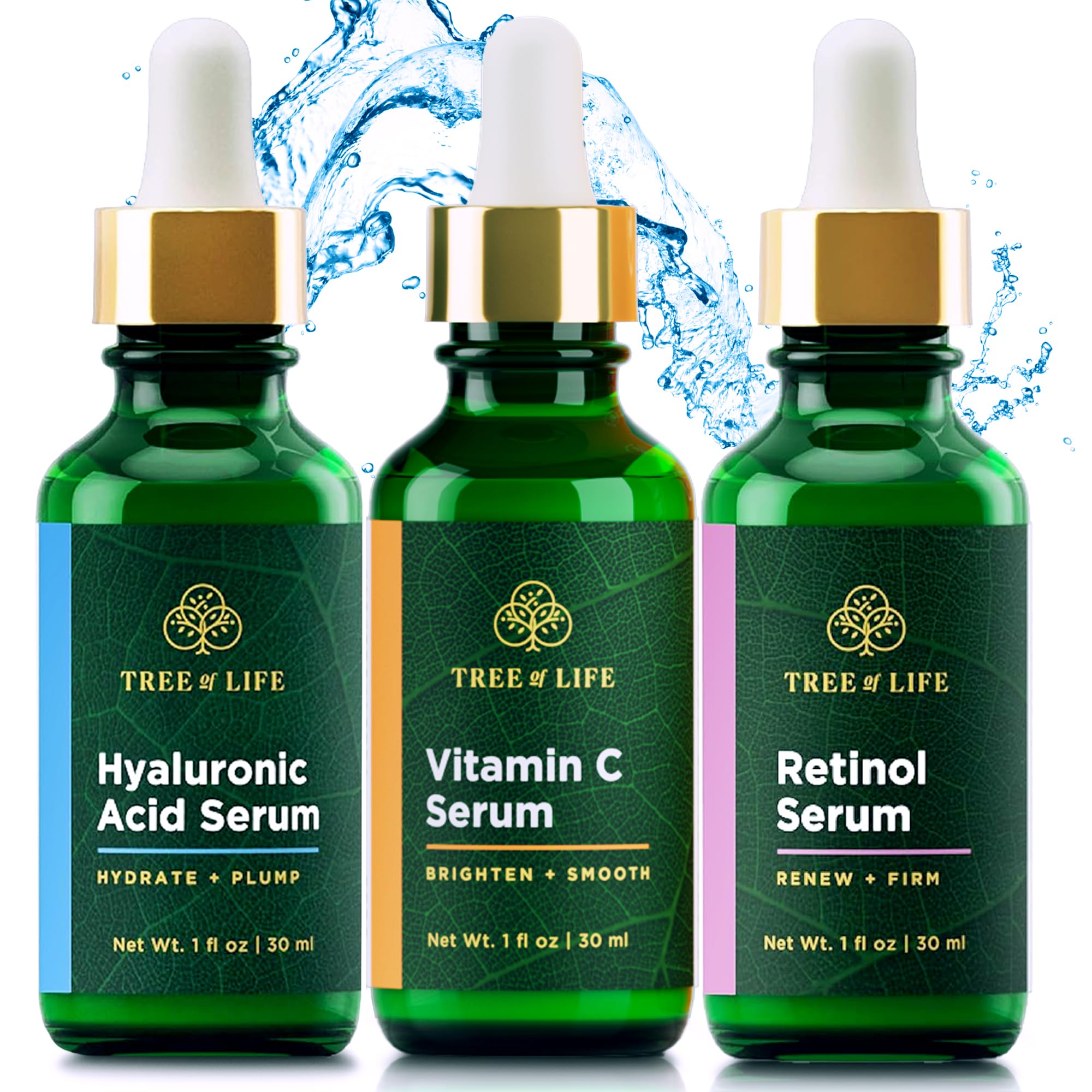 Tree of Life Beauty Facial Skin Care Set, Brightening, Firming, Hydrat