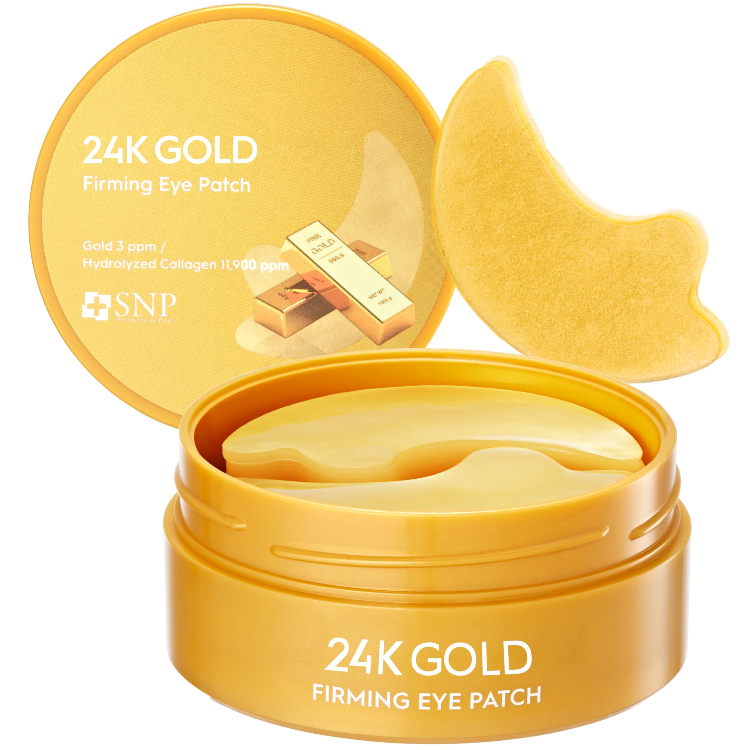[K Beauty Snp] 24K Gold Firming Eye Patch | 1000mg of Collagen with 24