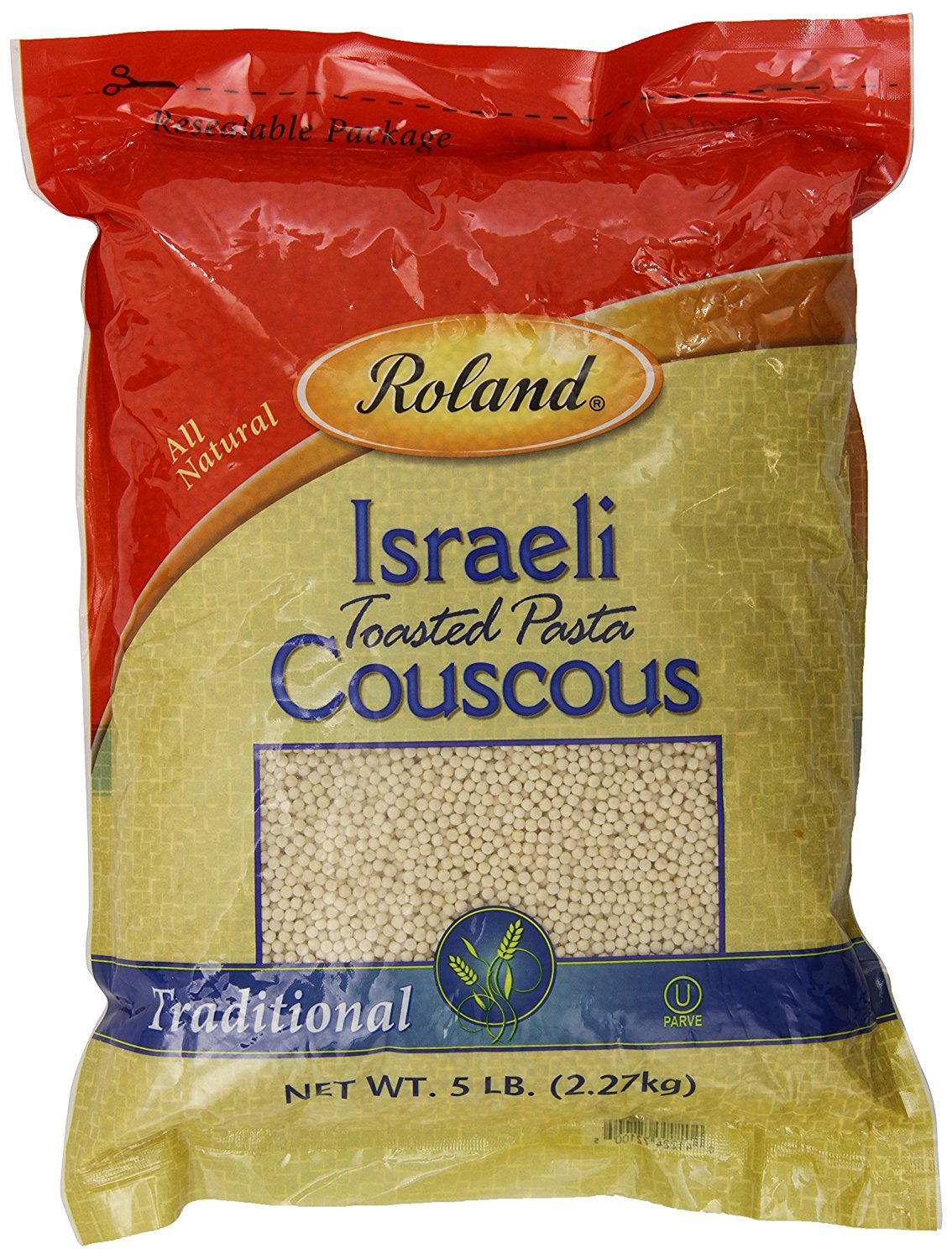 Roland Foods Toasted Israeli Couscous Pasta, Specialty Imported Food,