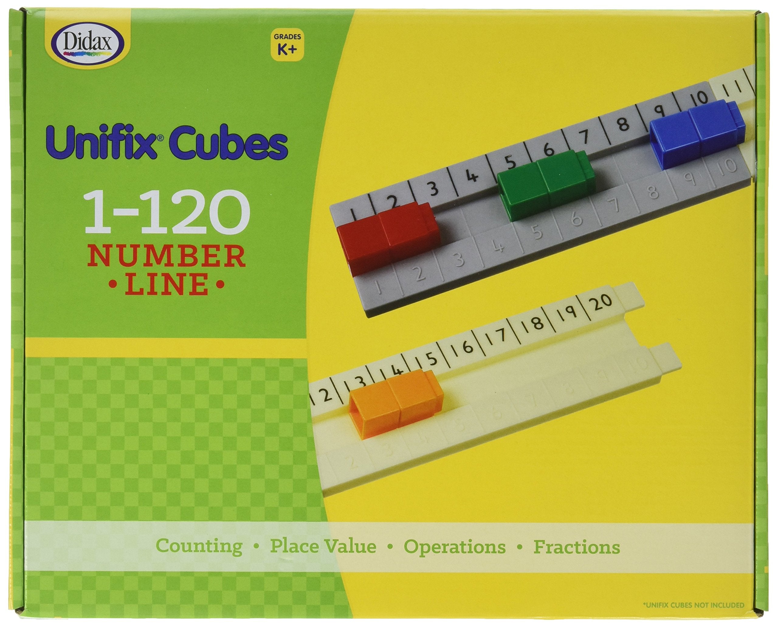 Didax UNIFIX® 1-120 Number Line Track - Extensive, Modular Number Line