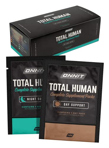 ONNIT Total Human Day and Night Vitamin Packs for Men and Women,Capsul